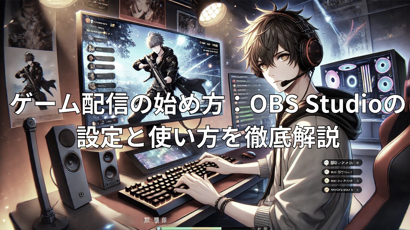 ゲーム配信の始め方：OBS Studioの設定と使い方を徹底解説｜ひびきのエンタメ-Hibiki's Entertainment Blog-